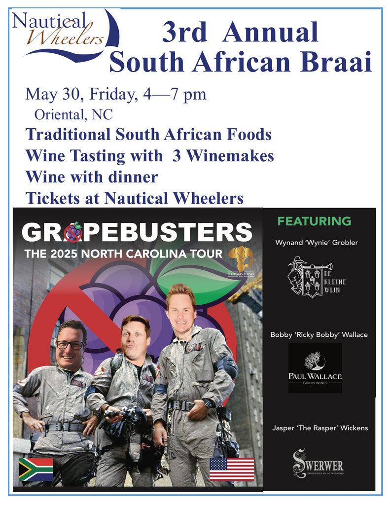 3rd Annual Braai 2025 Tickets – Nautical Wheelers Oriental & New Bern