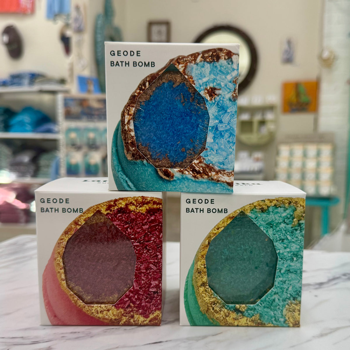 Emerald - Geode Bath Balm – Nautical Wheelers Oriental & New Bern